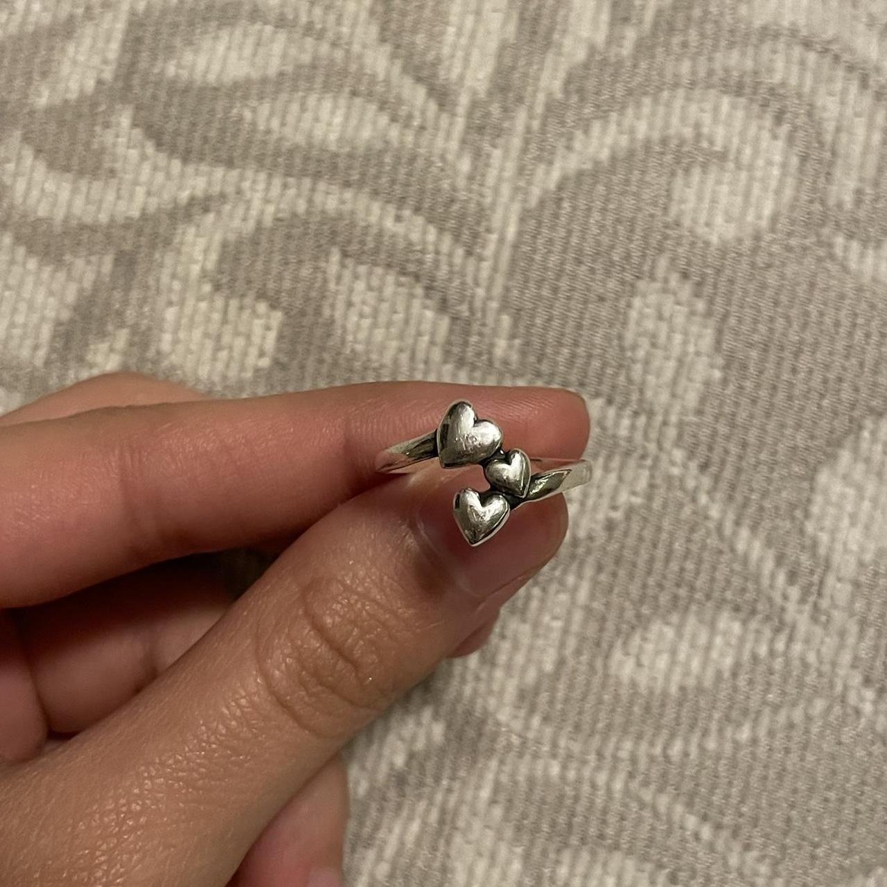 gathered hearts James Avery ring size 5 bought for $58 - Depop