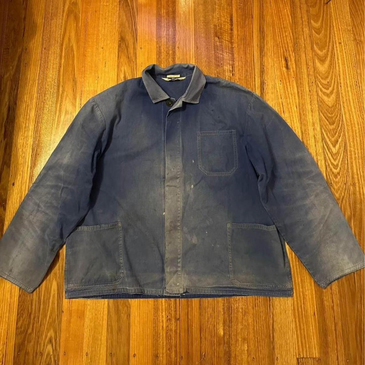 True vintage French workwear jacket. Sick jacket... - Depop