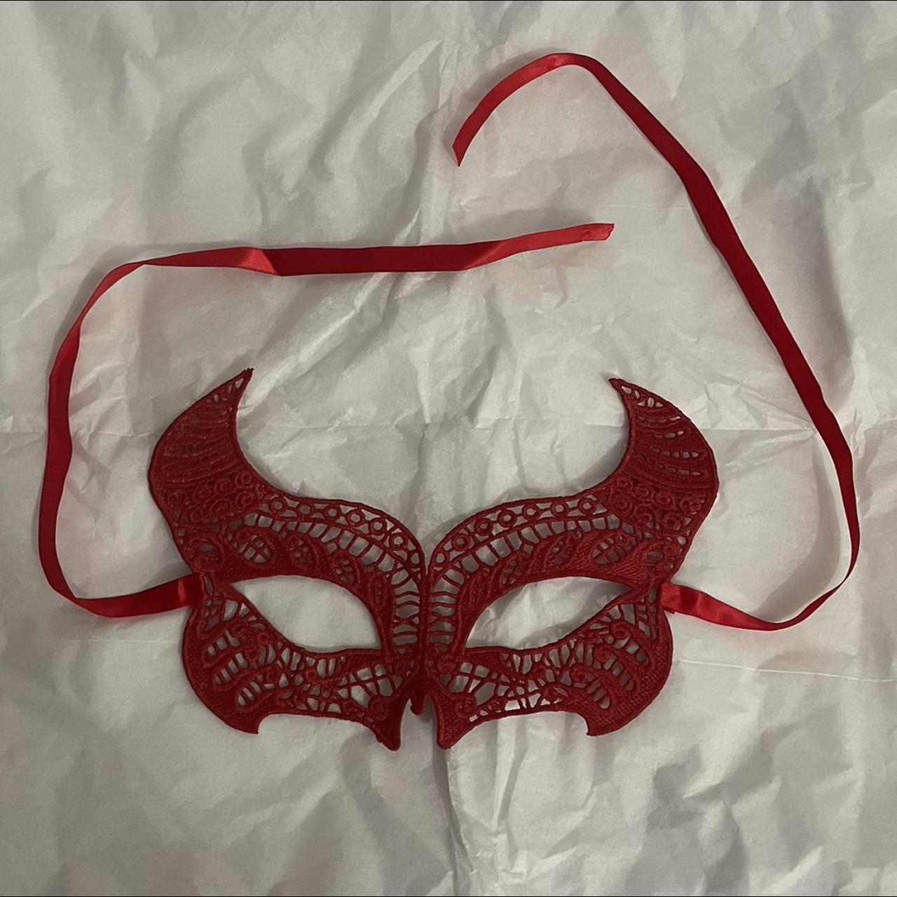 Devil Lace Masquerade Mask A mask is the simplest... - Depop