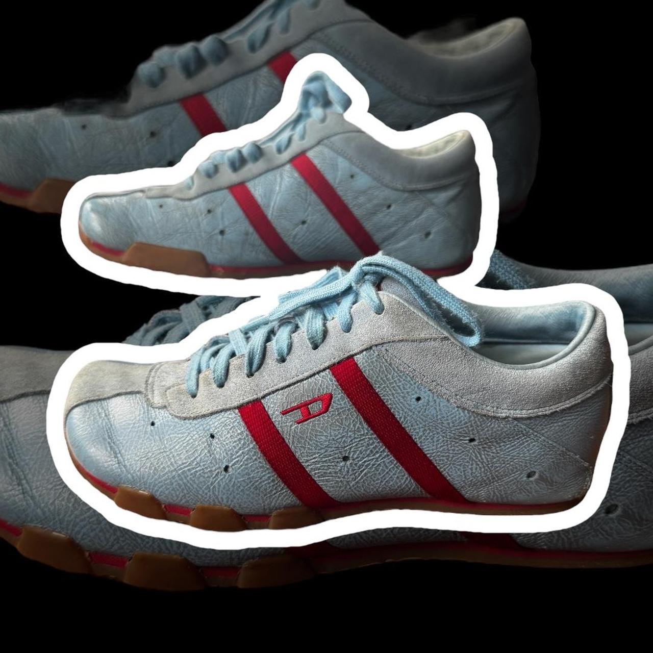 Vintage diesel square toed trainers Size 5 Good... | Depop