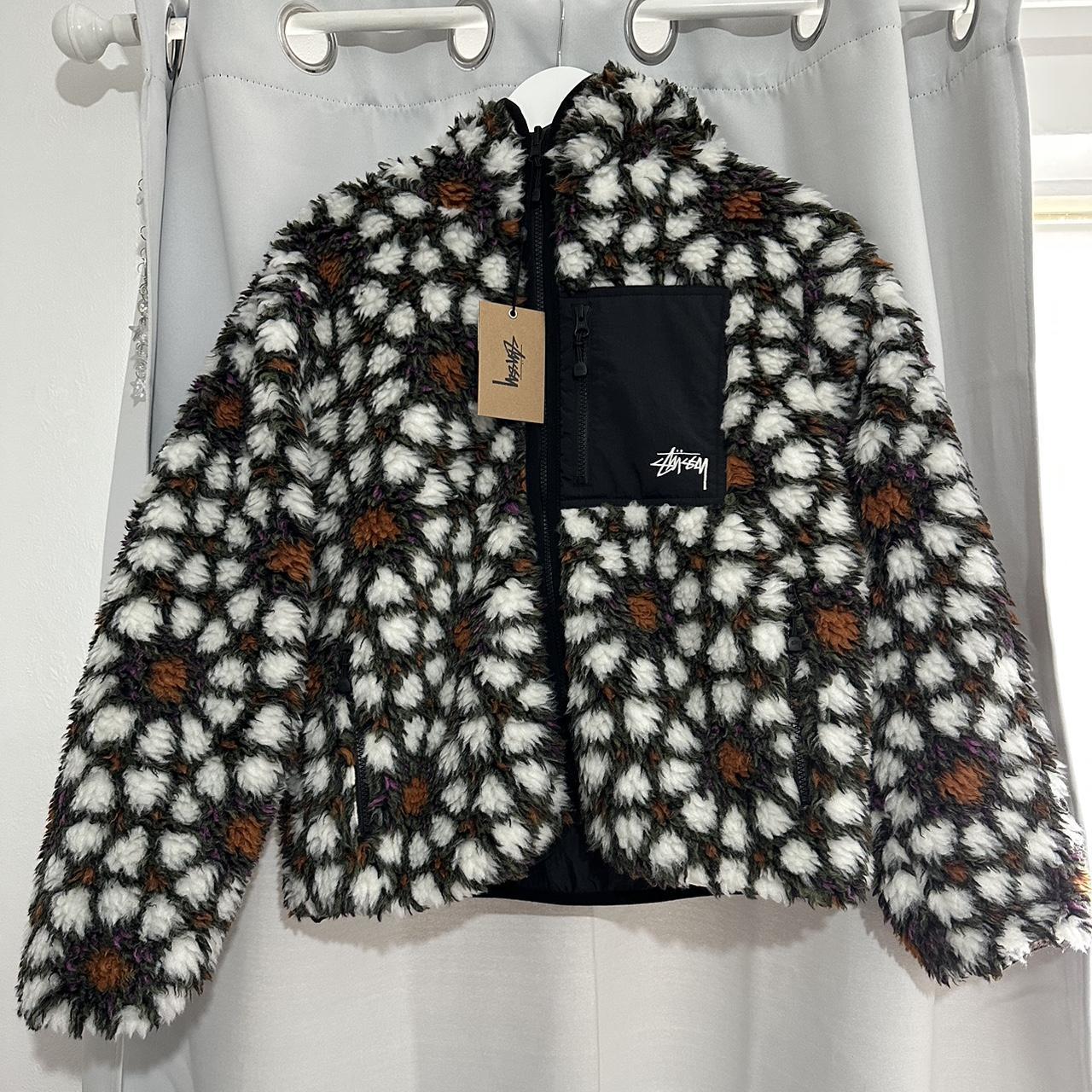 Stussy floral reversible jacket - size xs BRAND NEW.... - Depop