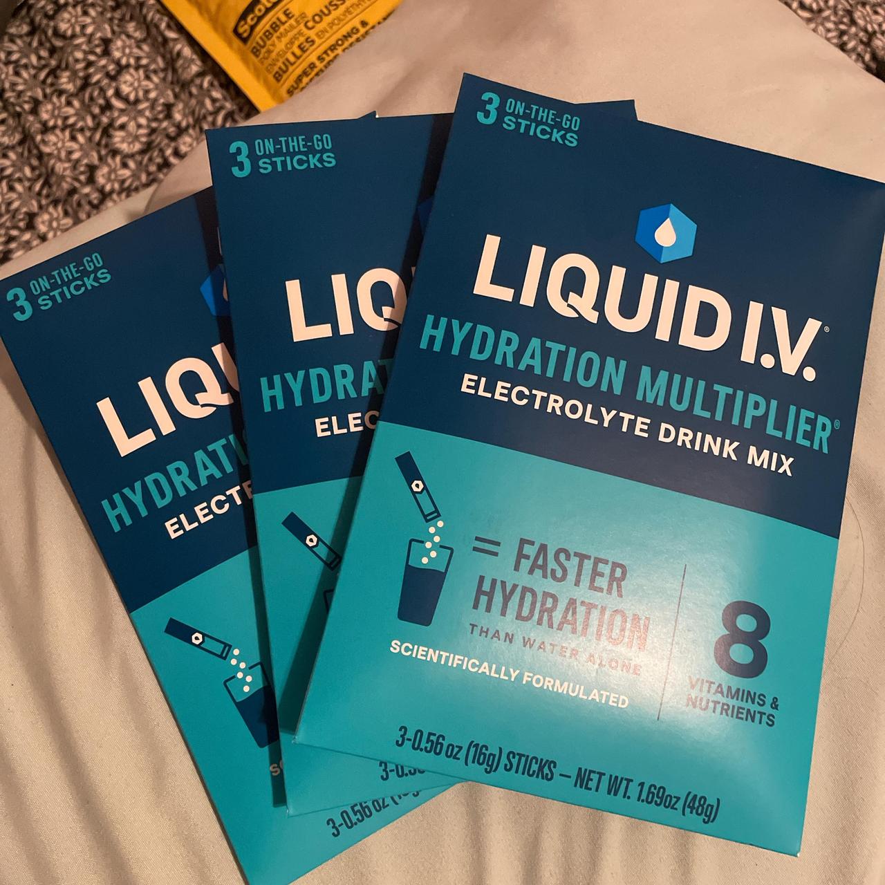 Liquid IV Hydration Multiplier Electrolyte Drink Mix... | Depop