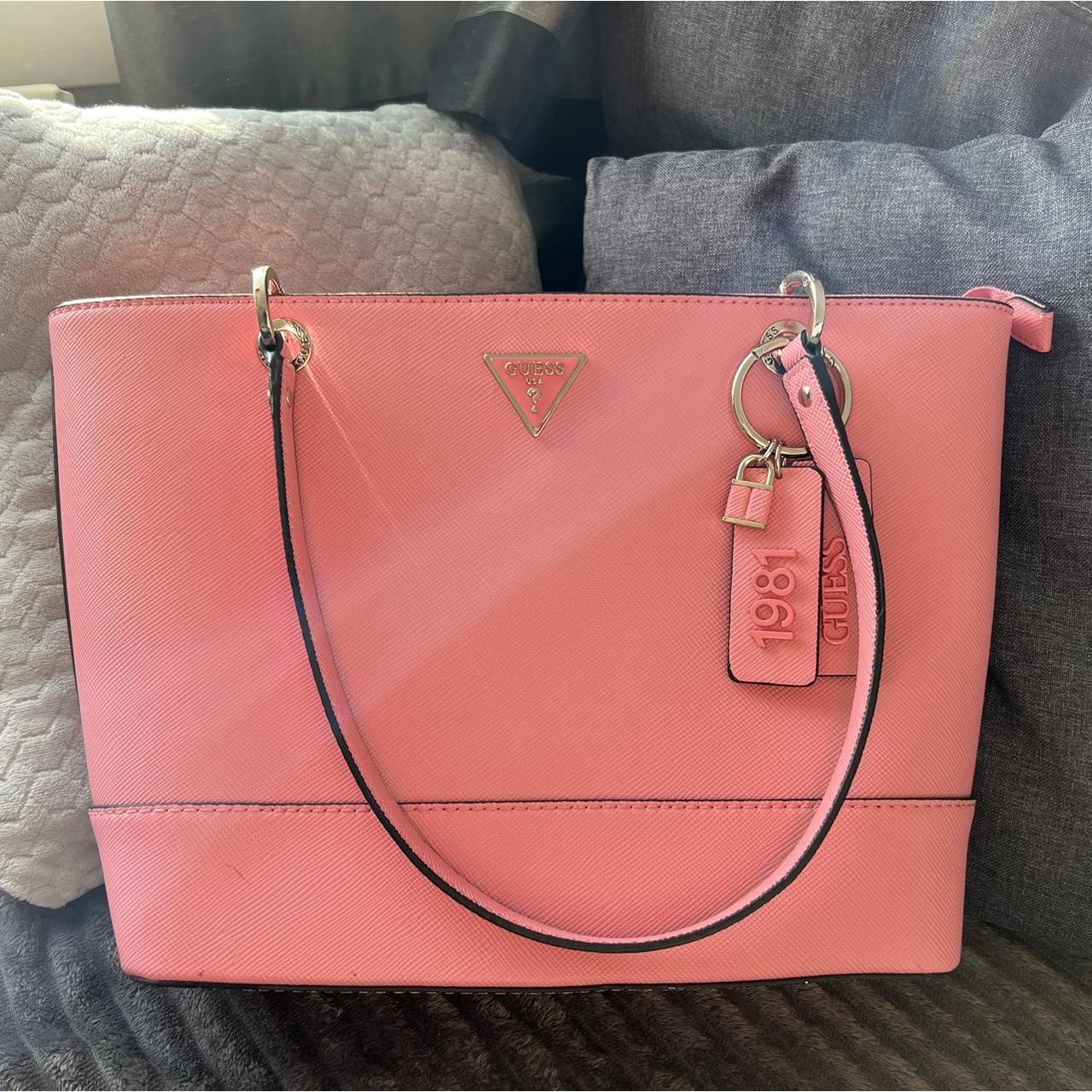 Guess Women's Pink Bag | Depop