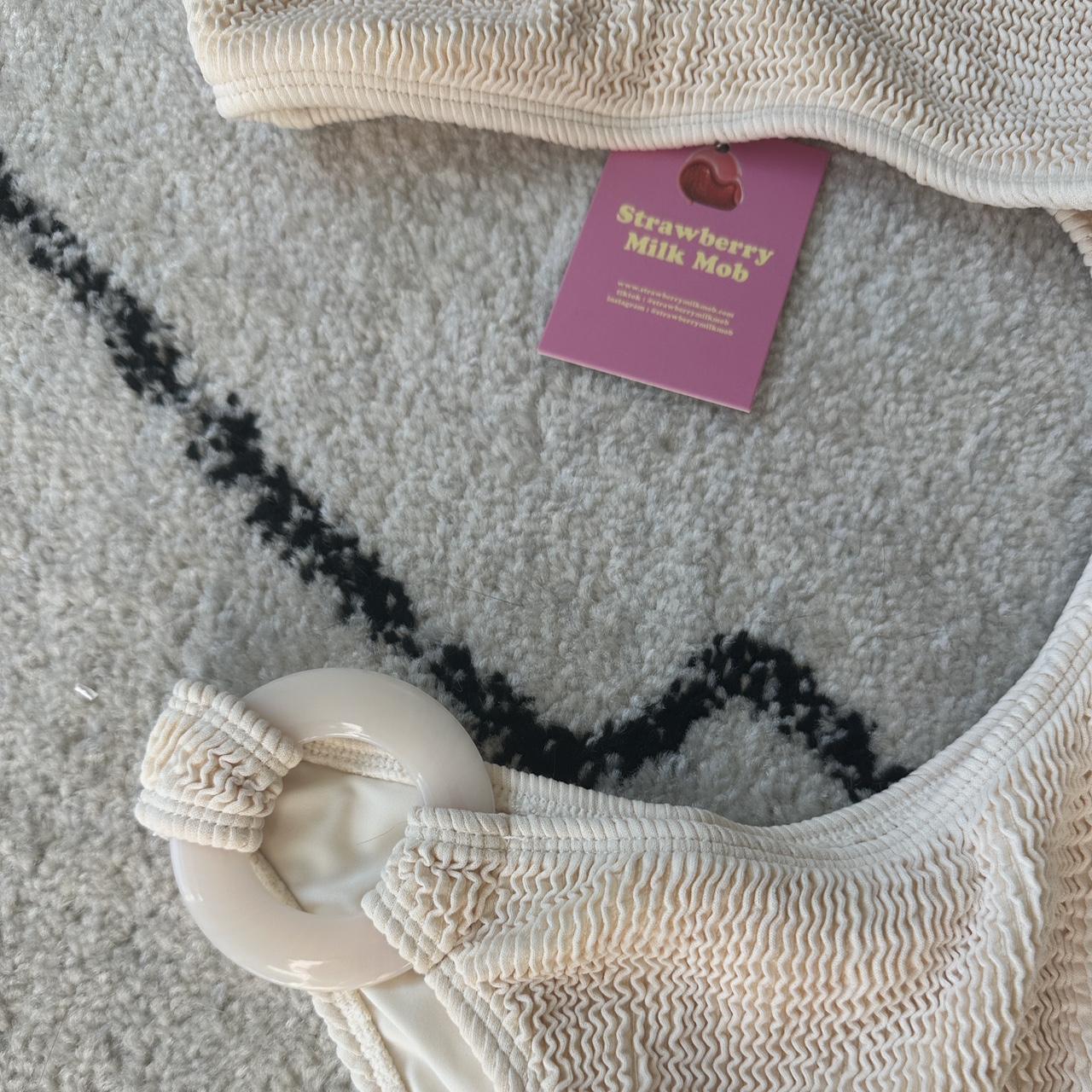 STRAWBERRY MILK MOB ONE PIECE BIKINI🍦👙🫶🏻 brand new... - Depop