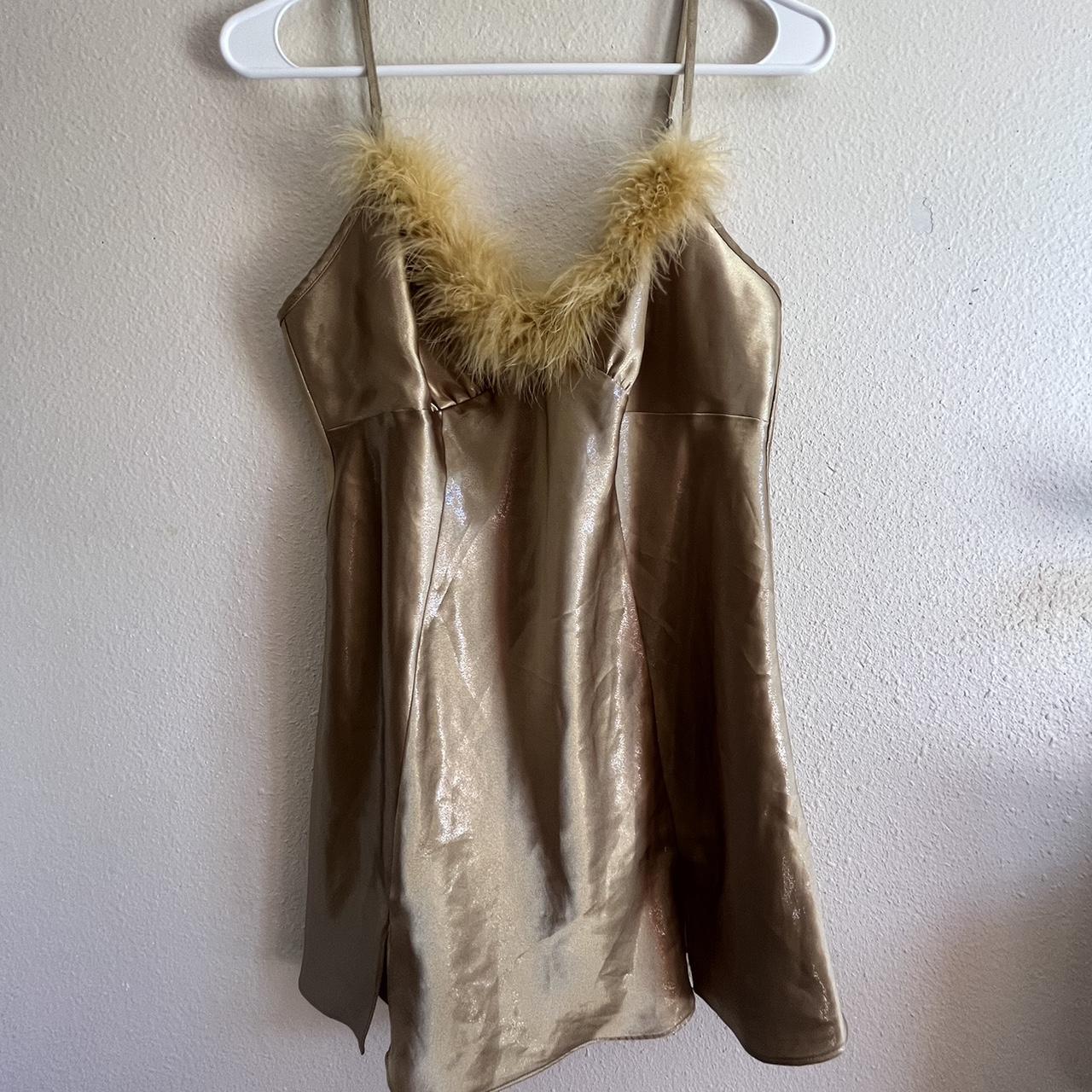 2000s Shimmer Night Dress 🌟🪶 Brand: Gilligan &... - Depop