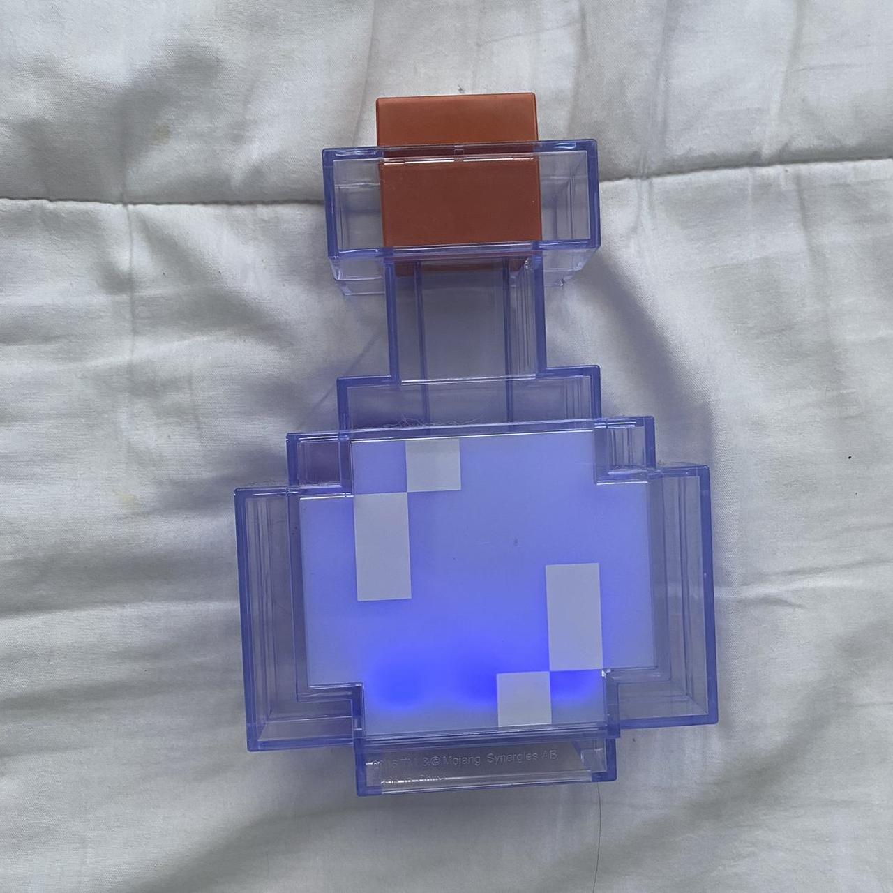 minecraft potion lamp lights up w/ variety of... - Depop