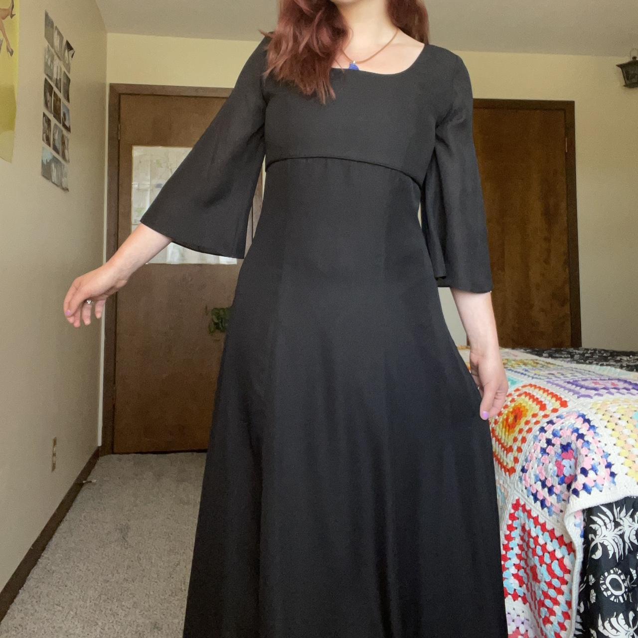 🖤 Black Stage Accents Performance Apparel dress 3/4... - Depop