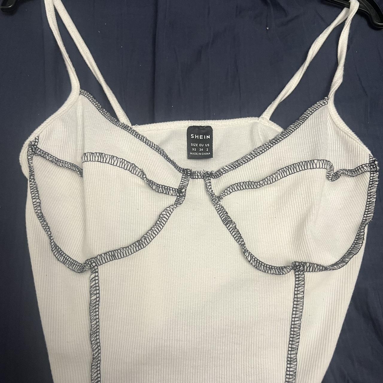 Shein matching inside out tanks XS Didn’t fit me... - Depop