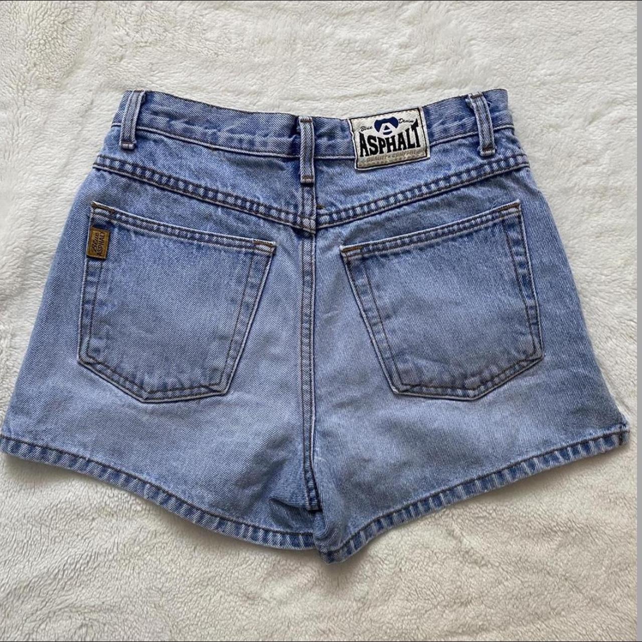 Amazing vintage Blue Asphalt denim shorts! Baggier... - Depop