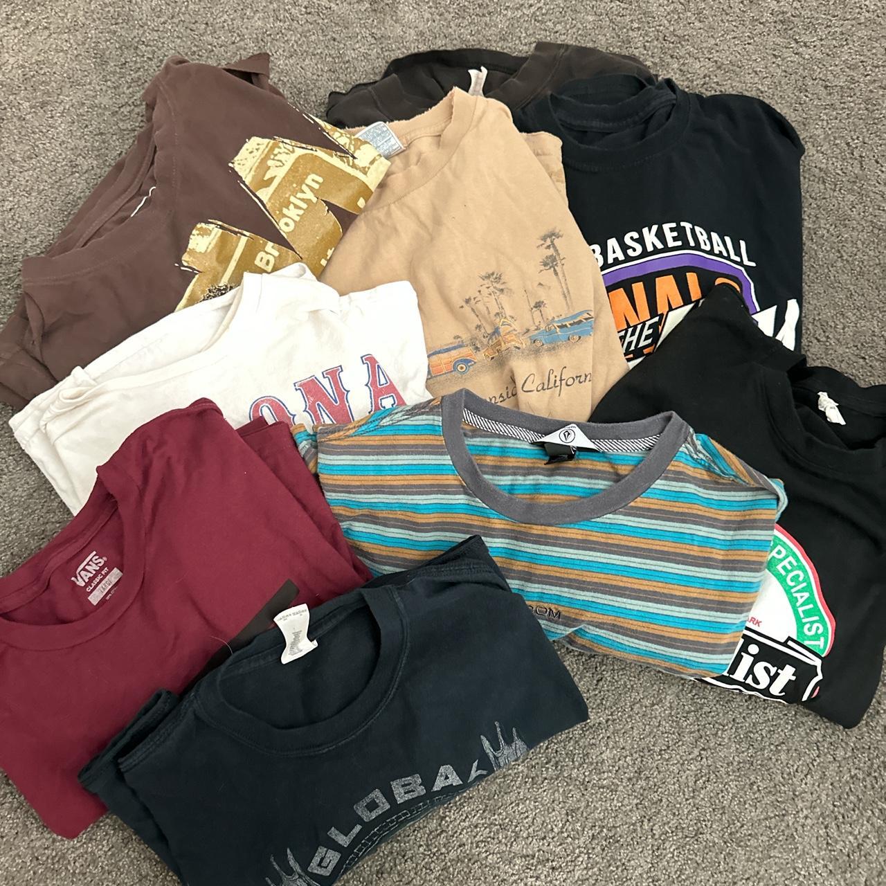 Random thrifted tee all sizes vary from S-5XL !! NO... - Depop