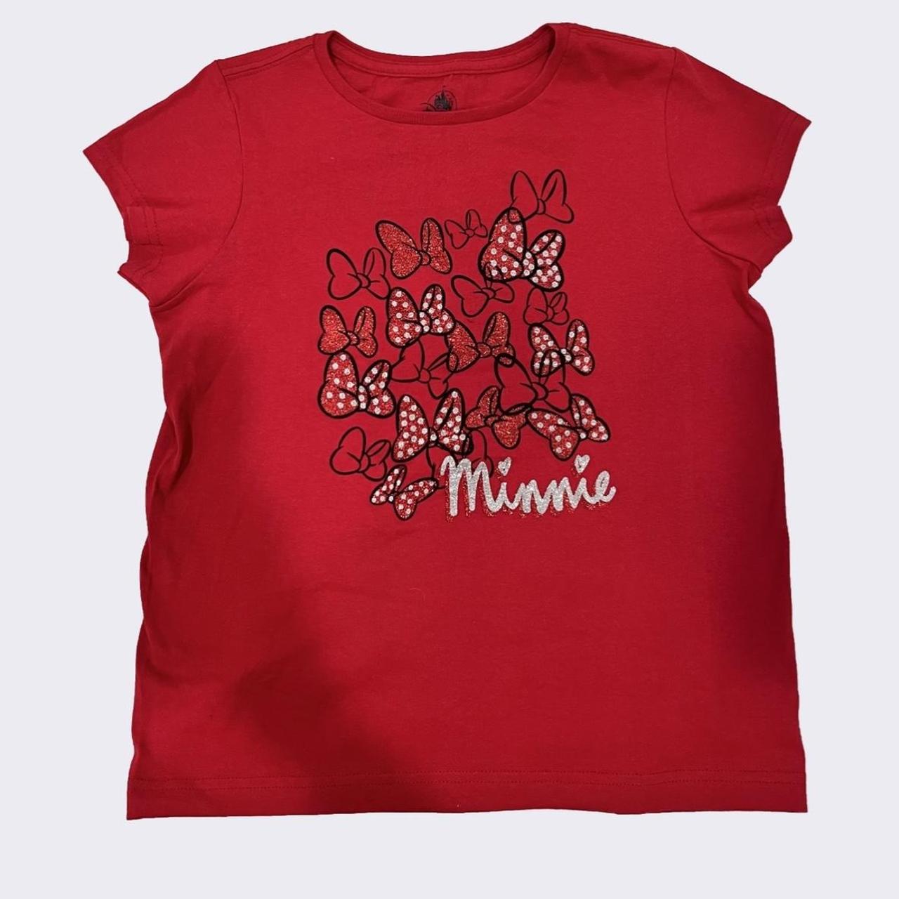 Minnie Mouse tee -cutest red Minnie tee -size:... - Depop