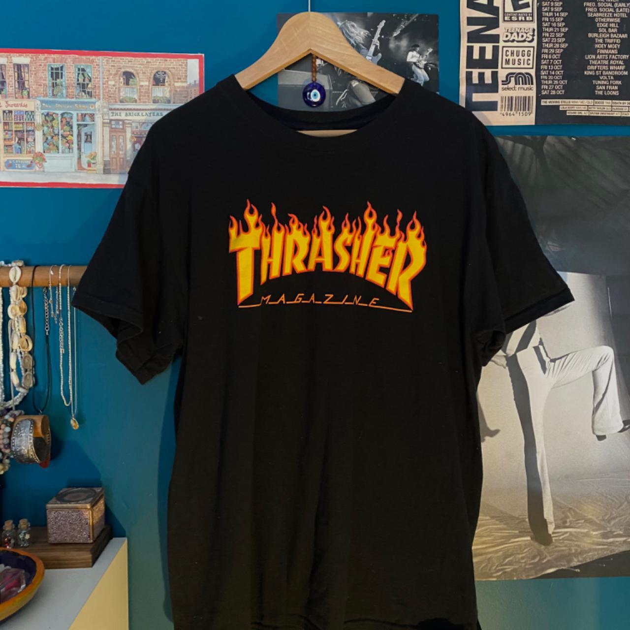 The classic Thrasher tee Bringing back old memories,... - Depop