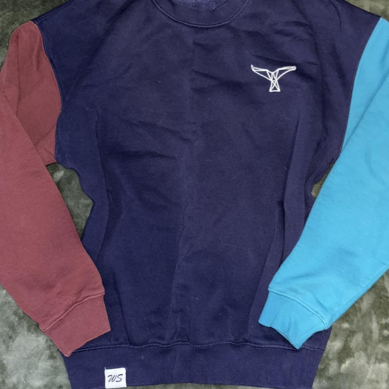 wilbur soot color block sweater - Depop