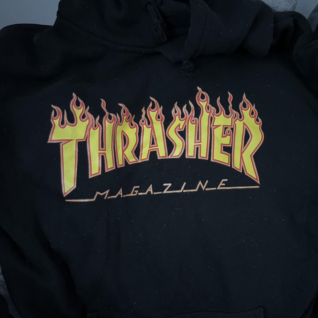 Trasher hoodie size medium but fits like a small - Depop