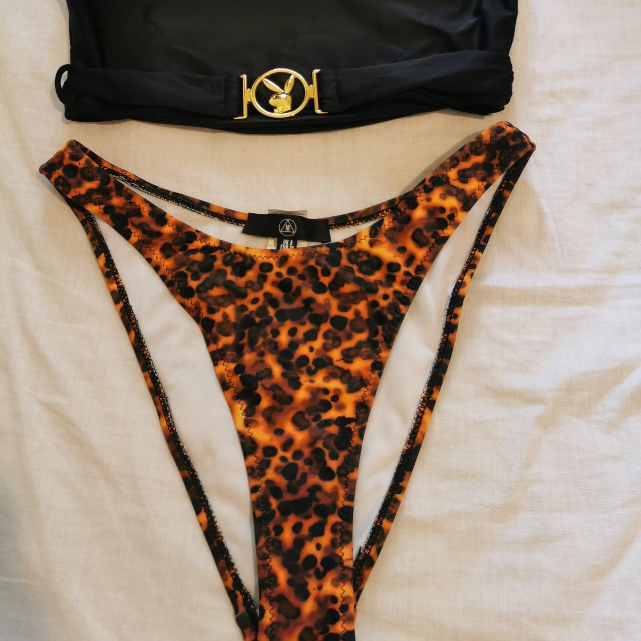 Bottom high leg swimwear bottom size 8.. - Depop