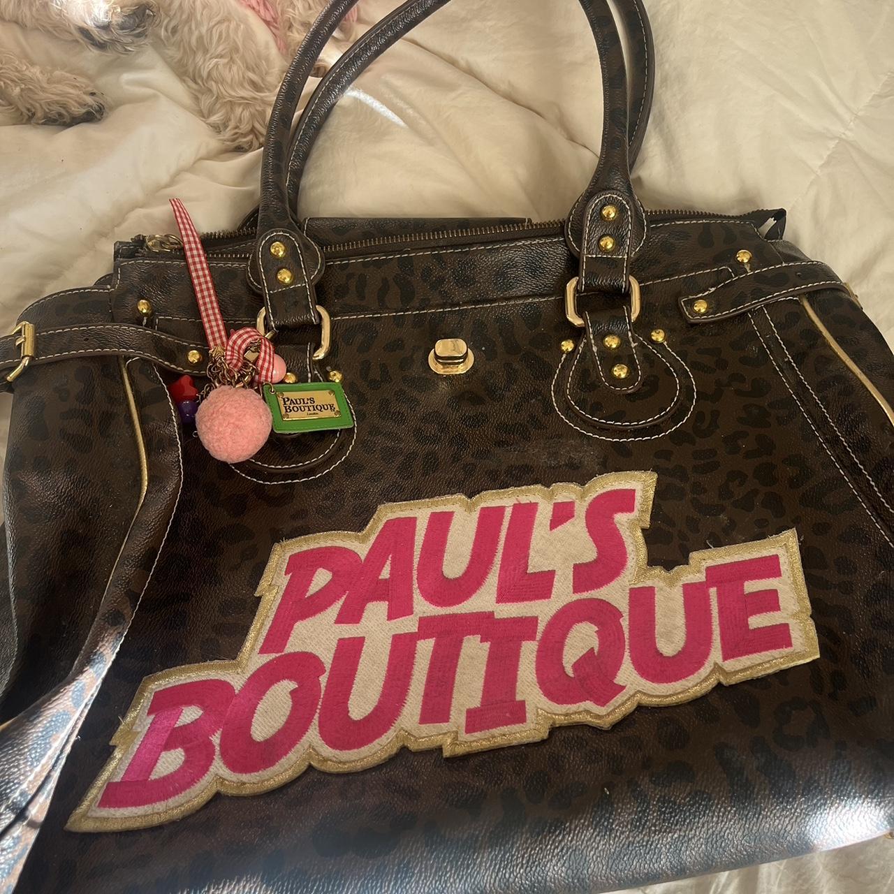 Paul's Boutique Brown Leopard print hand bag💗 2000s... - Depop