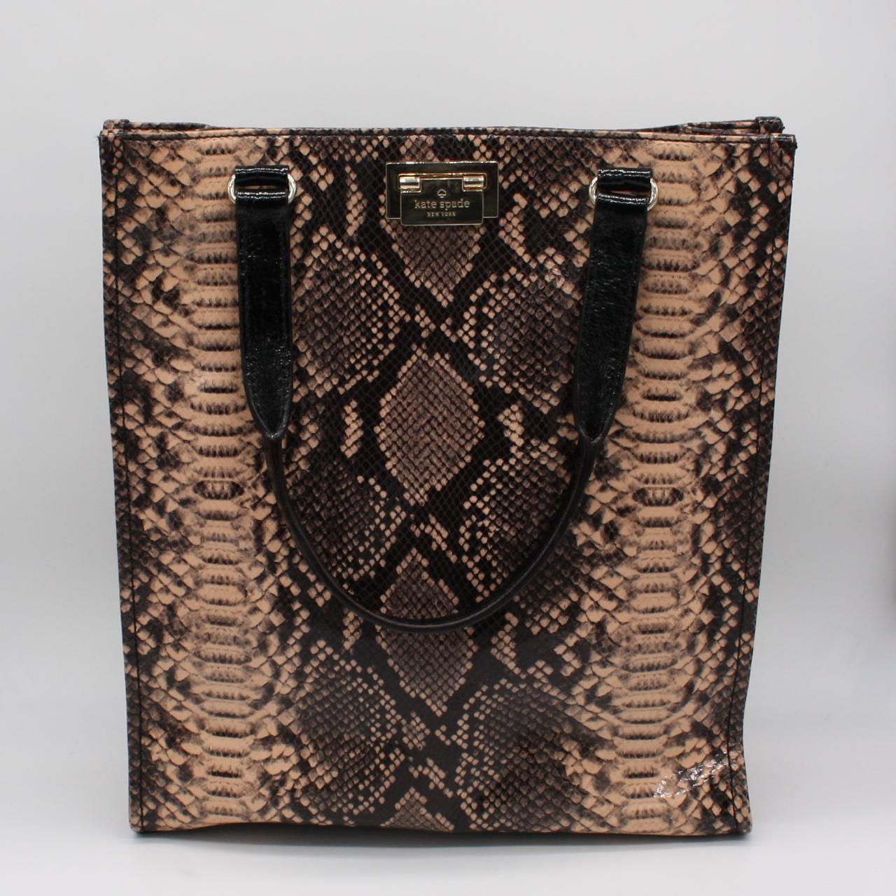 Kate Spade New York Millenium Park Pacey Python Tote... - Depop