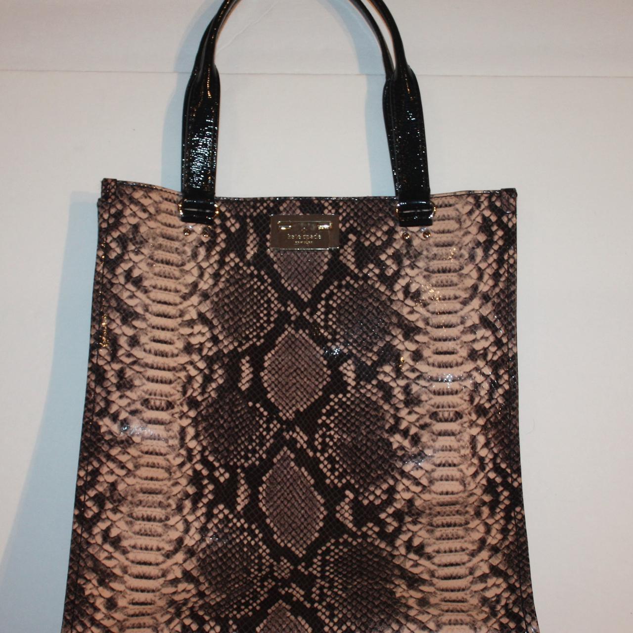 Kate Spade New York Millenium Park Pacey Python Tote... - Depop
