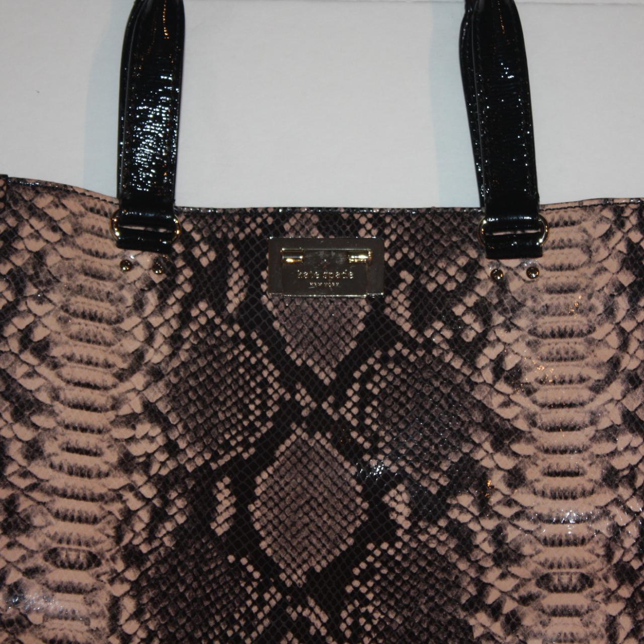 Kate Spade New York Millenium Park Pacey Python Tote... - Depop