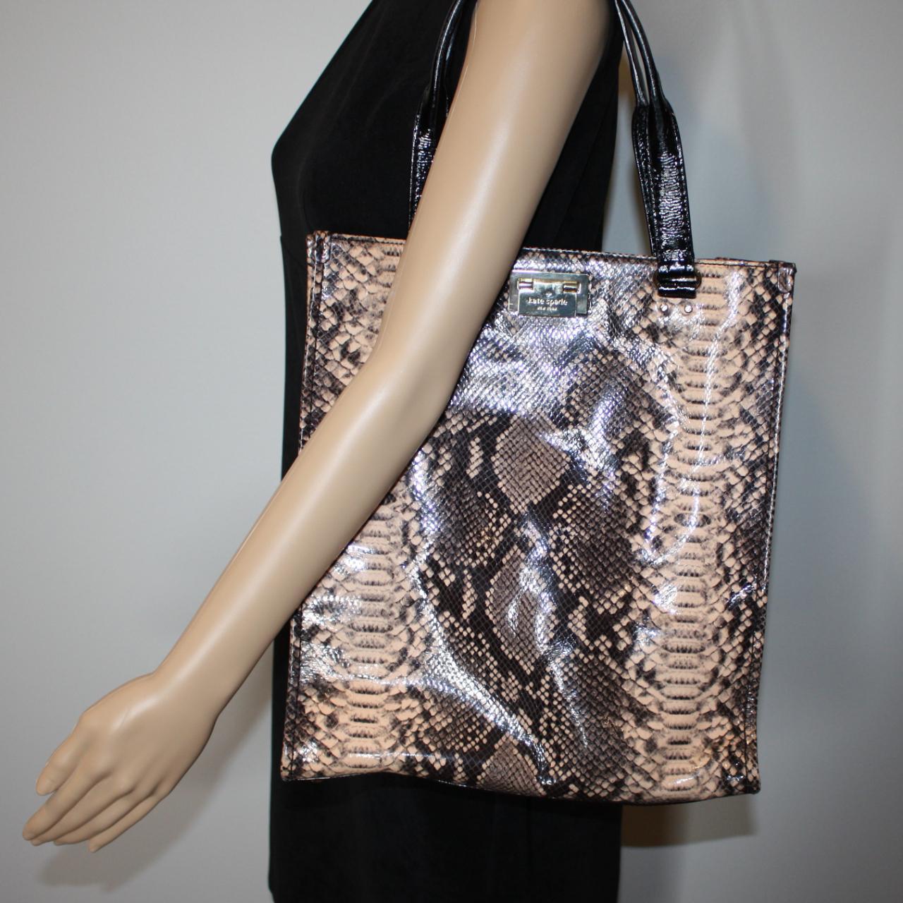 Kate Spade New York Millenium Park Pacey Python Tote... - Depop