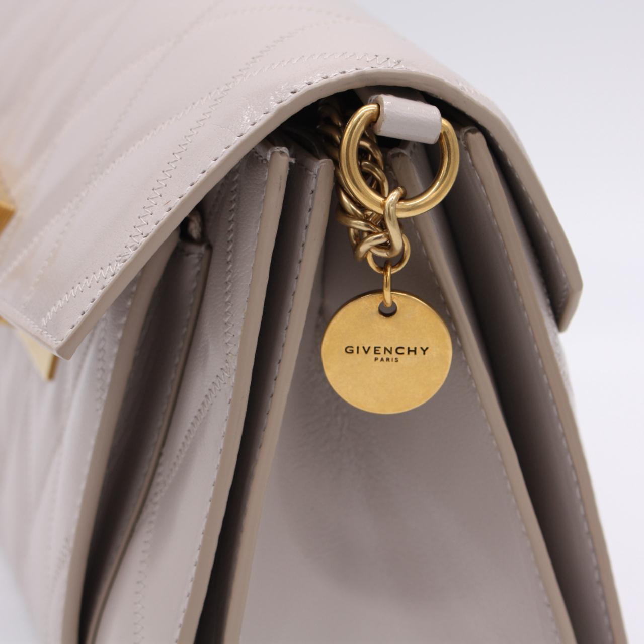 Givenchy Small GV3 Diamond Quilted Leather Crossbody... - Depop