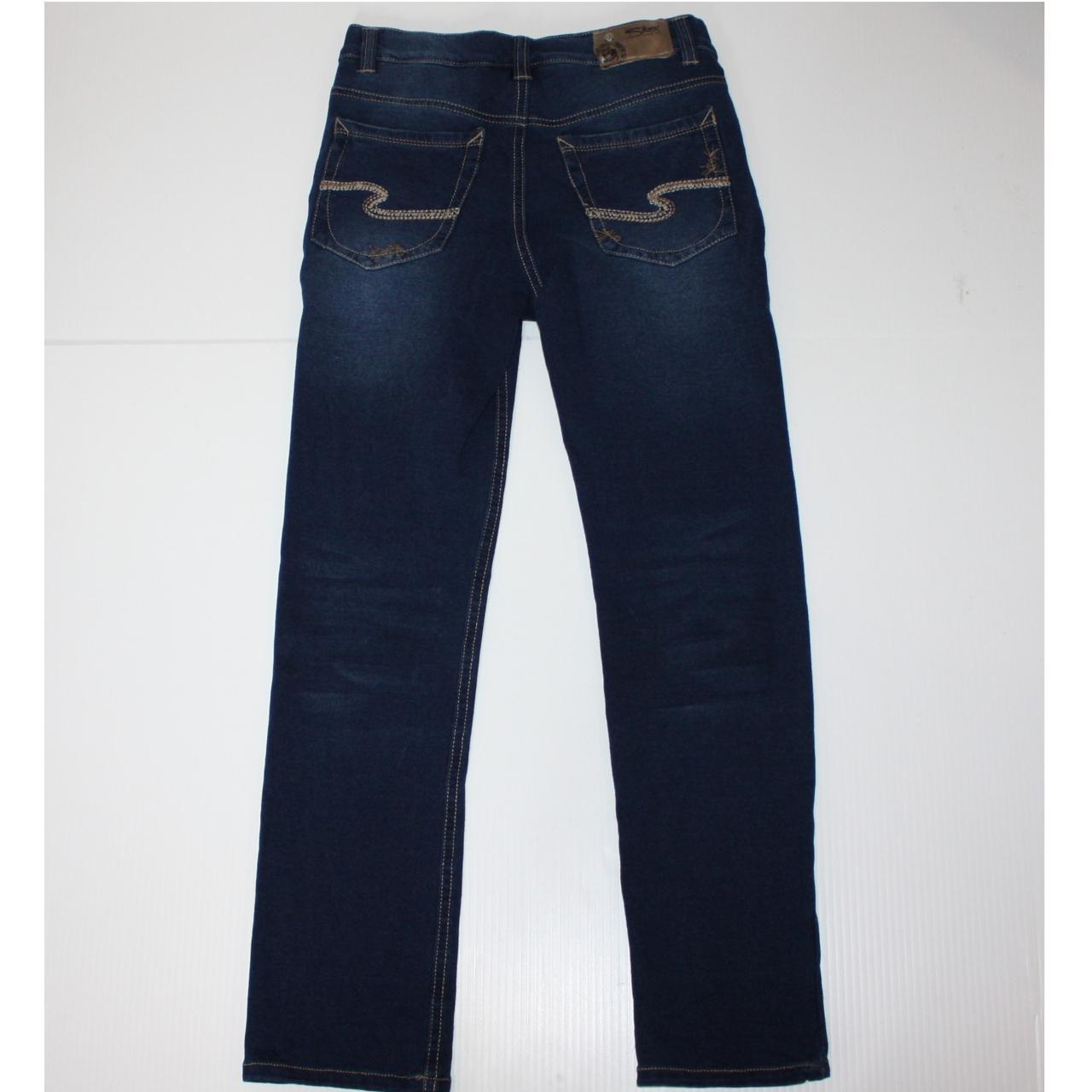 Silver Jeans Nathan Girl's Stretch Blue Denim... - Depop