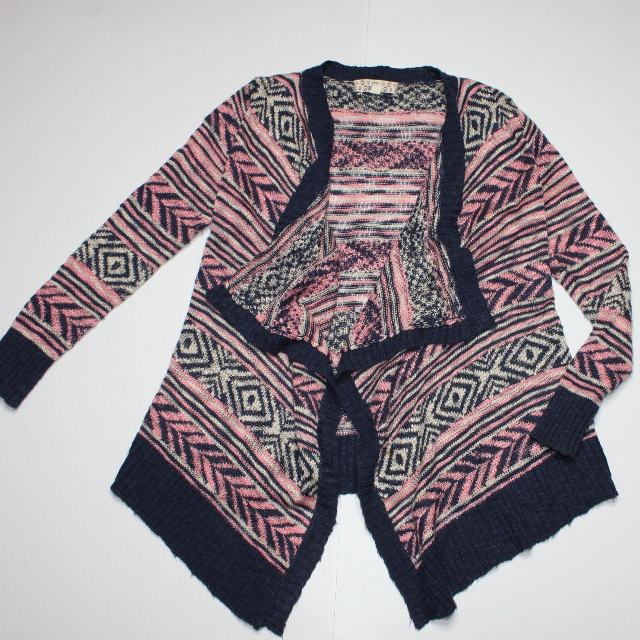 Pink Republic Girl's Open Front Tribal Print... - Depop