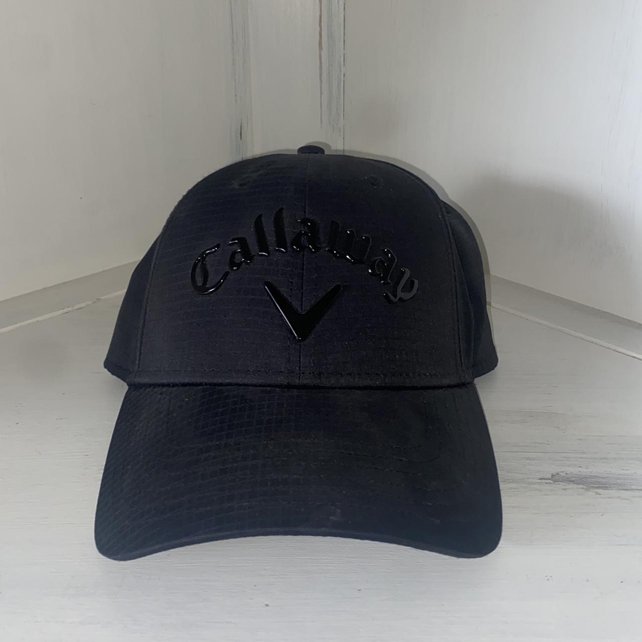 Black on black Callaway golf hat. Extremely light... - Depop