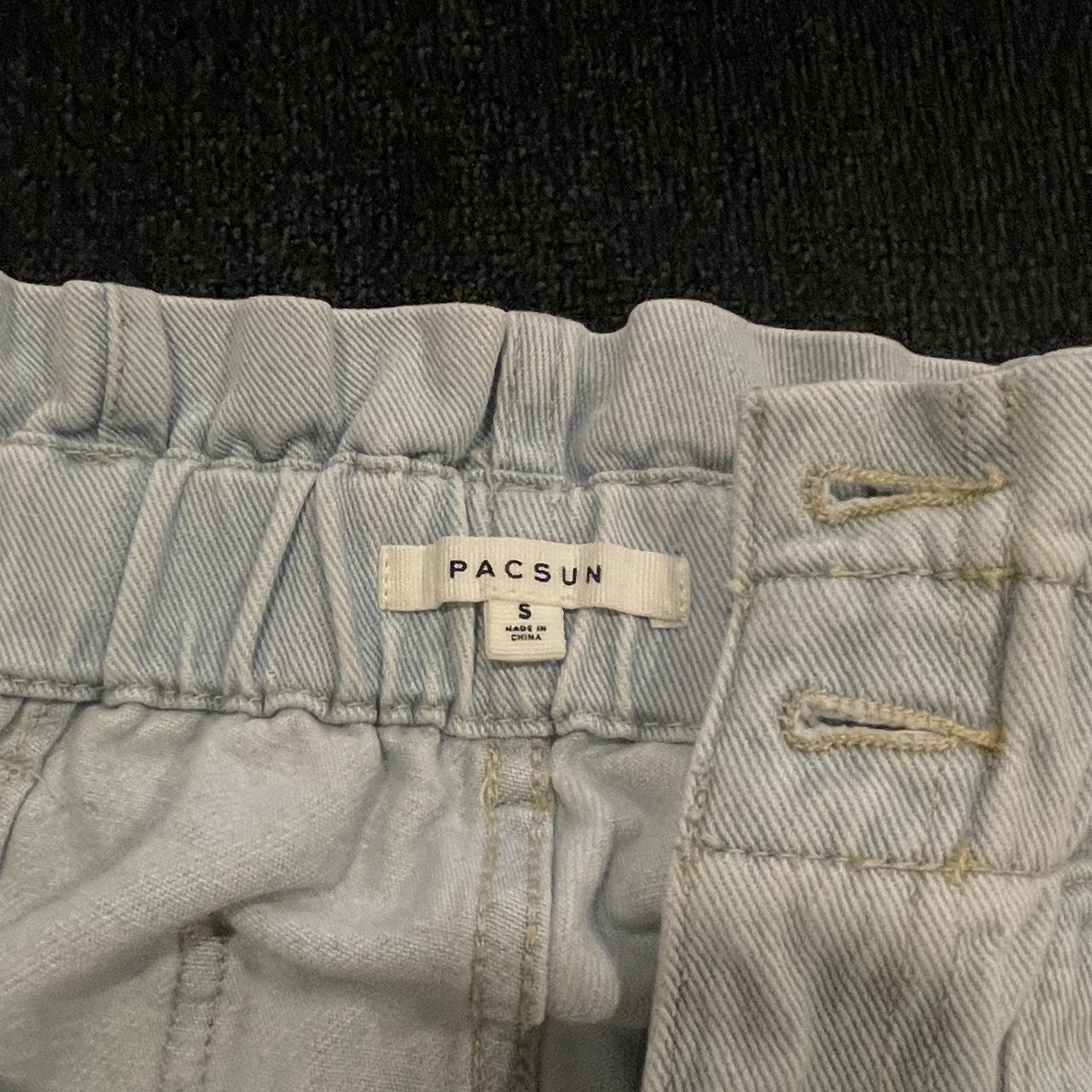 Pacsun blue cargo jeans Size small Super cute No... - Depop