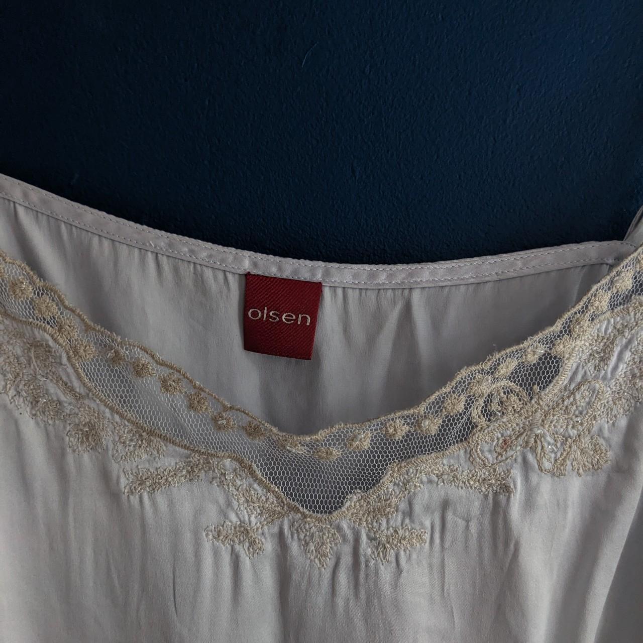 Pure Silk Olsen cami top from the 2000s Going out... - Depop