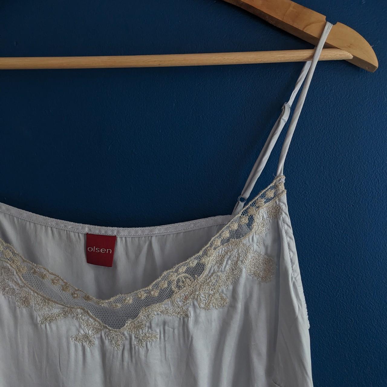 Pure Silk Olsen cami top from the 2000s Going out... - Depop