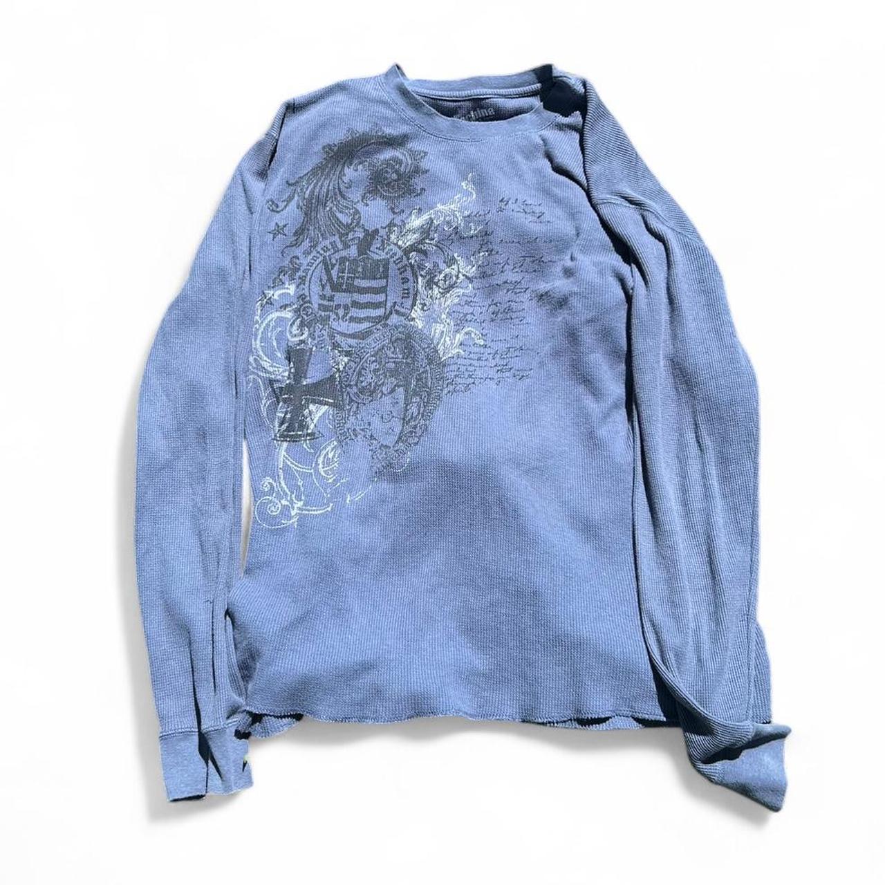 Y2K Machine long sleeve - Affliction style with a... | Depop