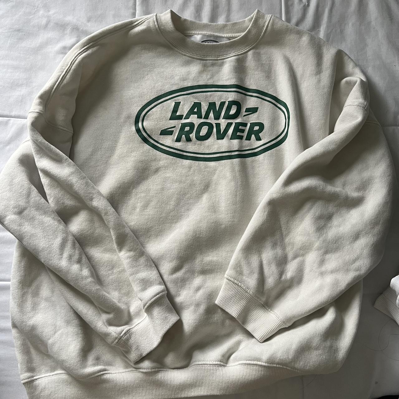 land rover sweatshirt couple of stains shown in pics - Depop