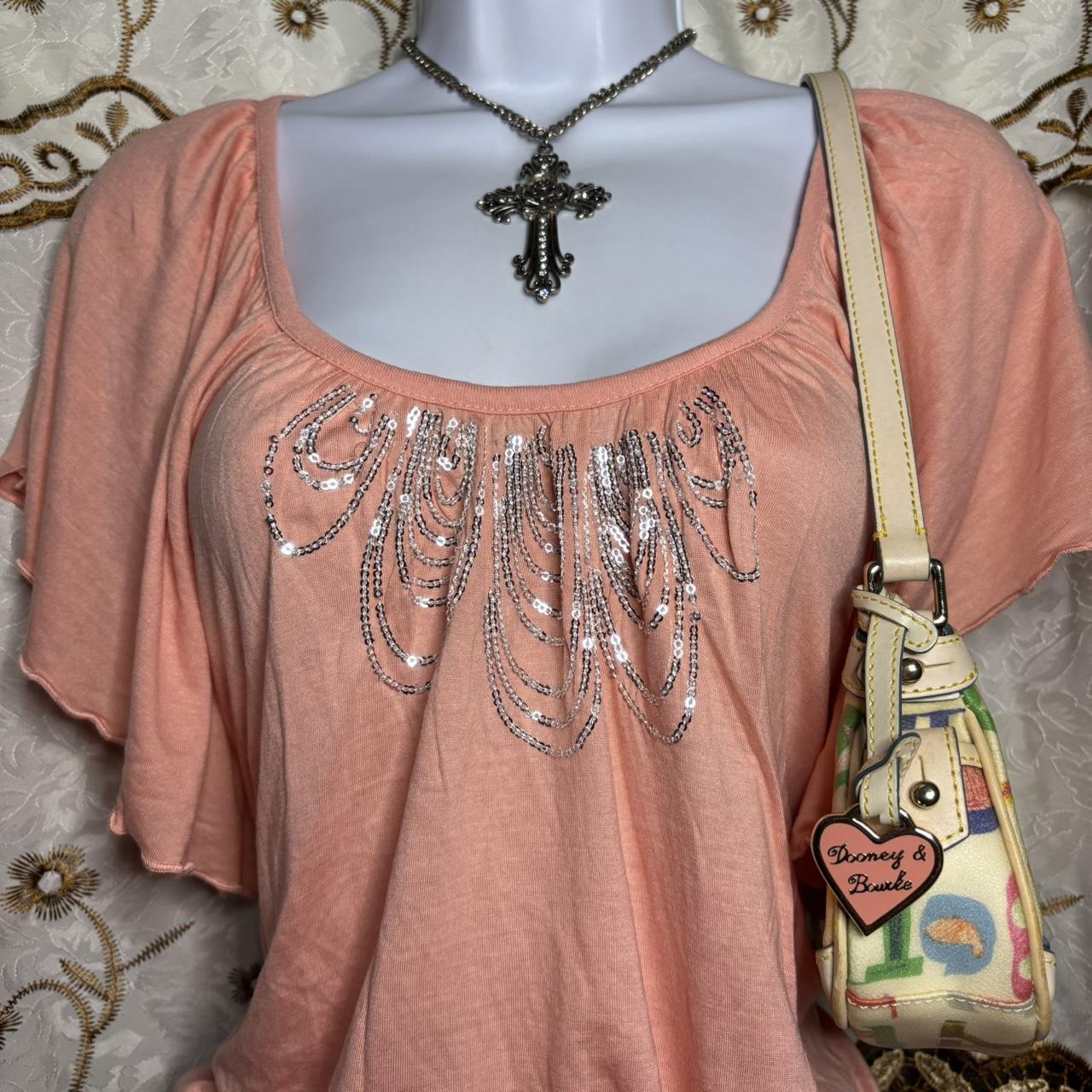 •cute vintage early 2000s y2k whimsy twee boho pink... | Depop