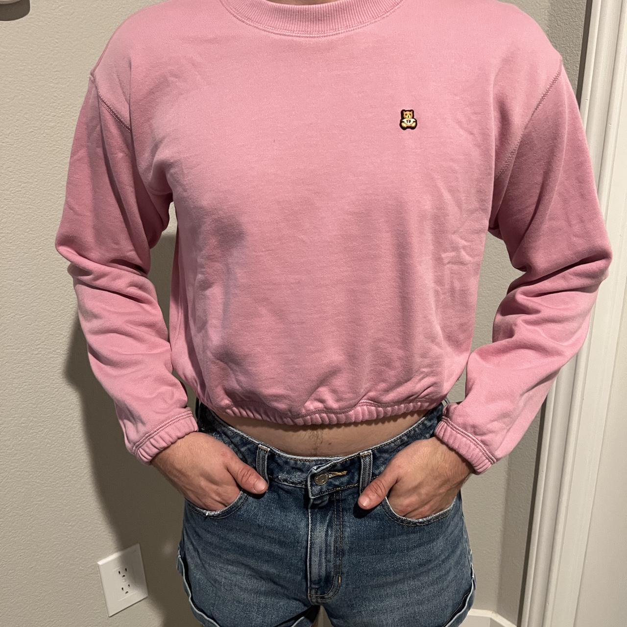 The sold out, Pink Teddy Fresh cropped sweatshirt.... - Depop