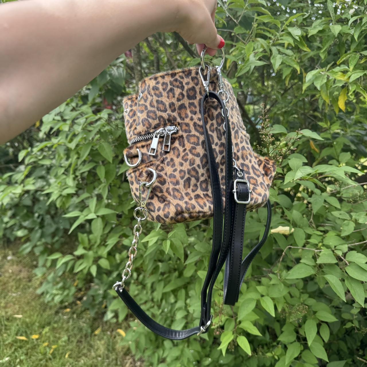 Current Mood Cheetah Mini Backpack #currentmood... - Depop