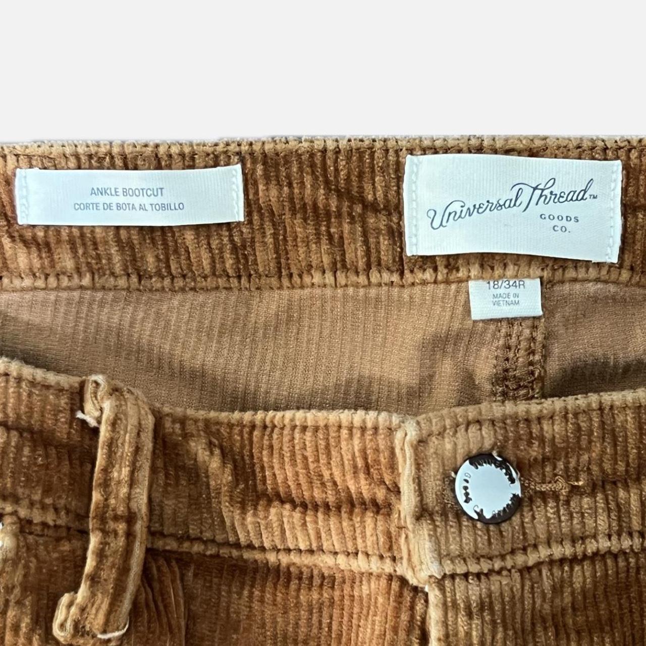 Orange Corduroy Universal Thread Size... - Depop