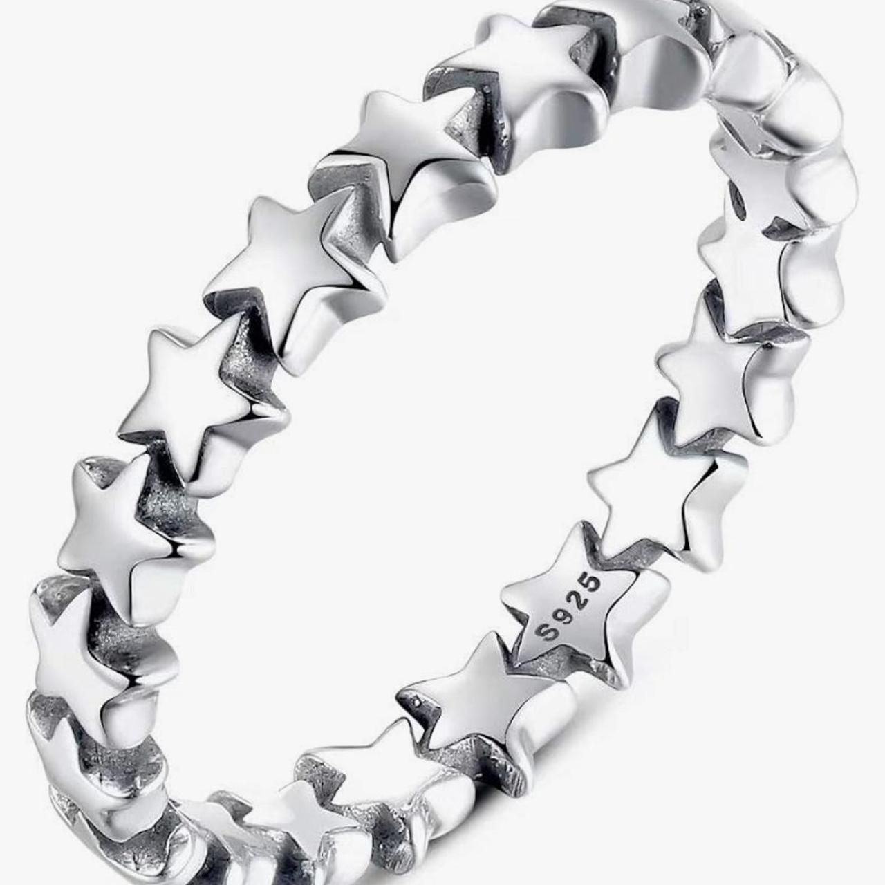 925 Sterling Silver Star Ring Real sterling silver,... - Depop