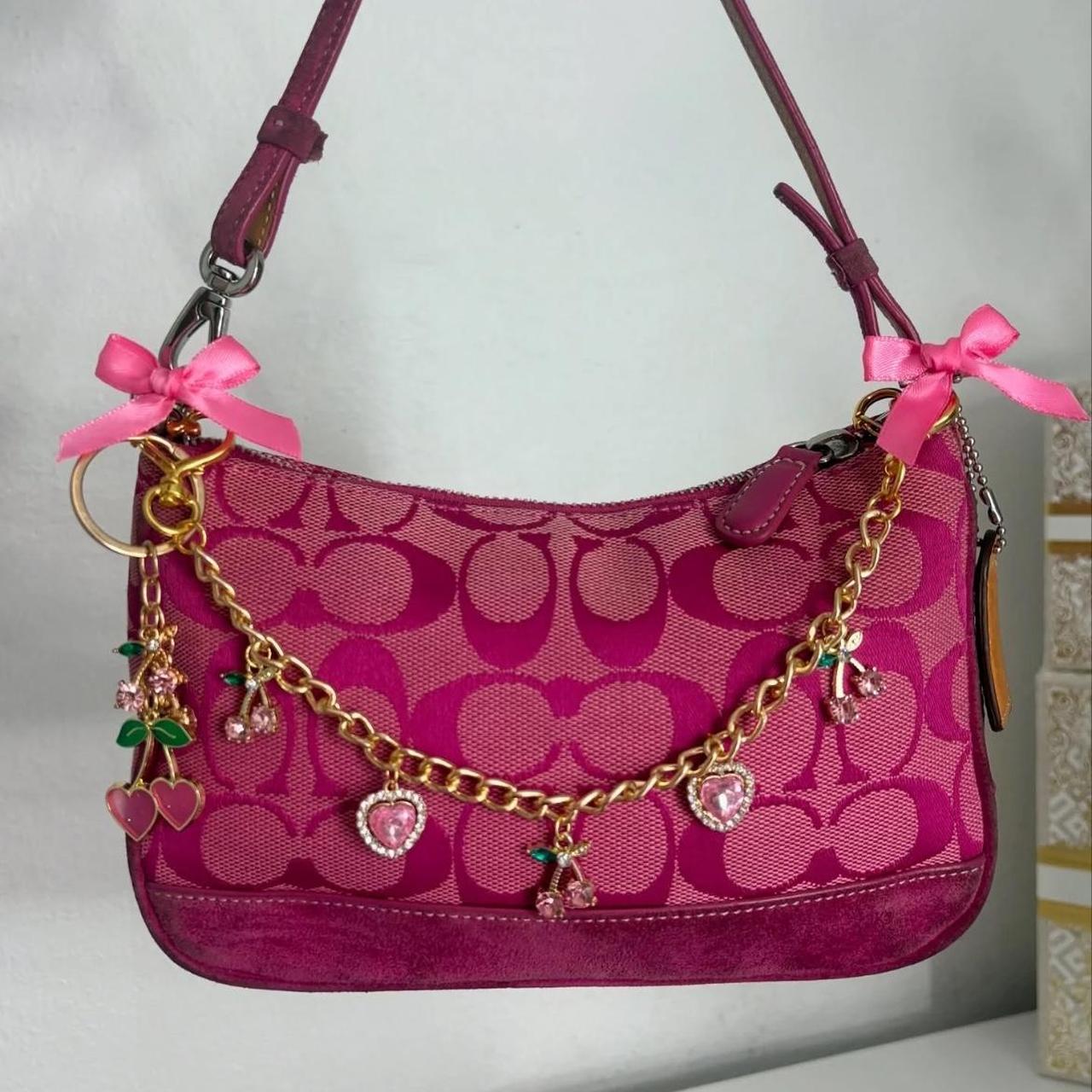 100%authentic pink coach bag | Depop