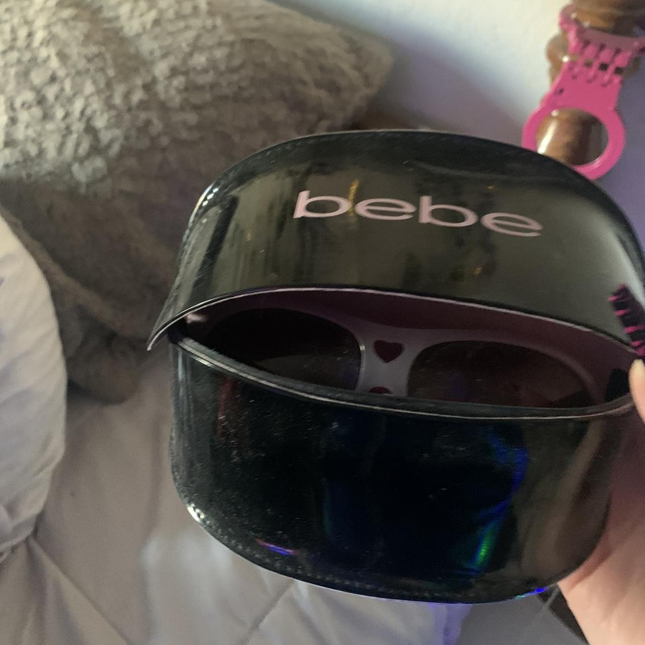 THE MOST ADOREABLE Y2K “BEBE” PINK OVERSIZED HEART... - Depop