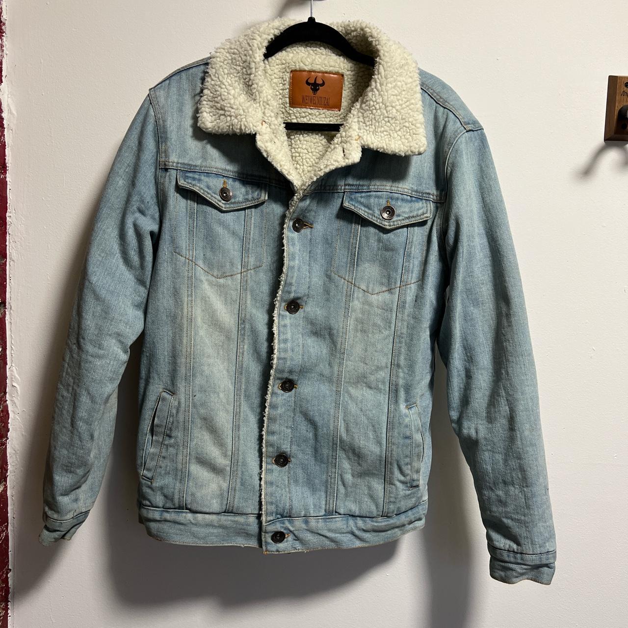Fur-Lined Denim Jacket. Extremely warm and... - Depop
