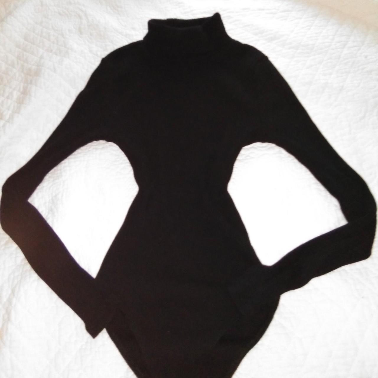 Black turtle neck body suit | Depop