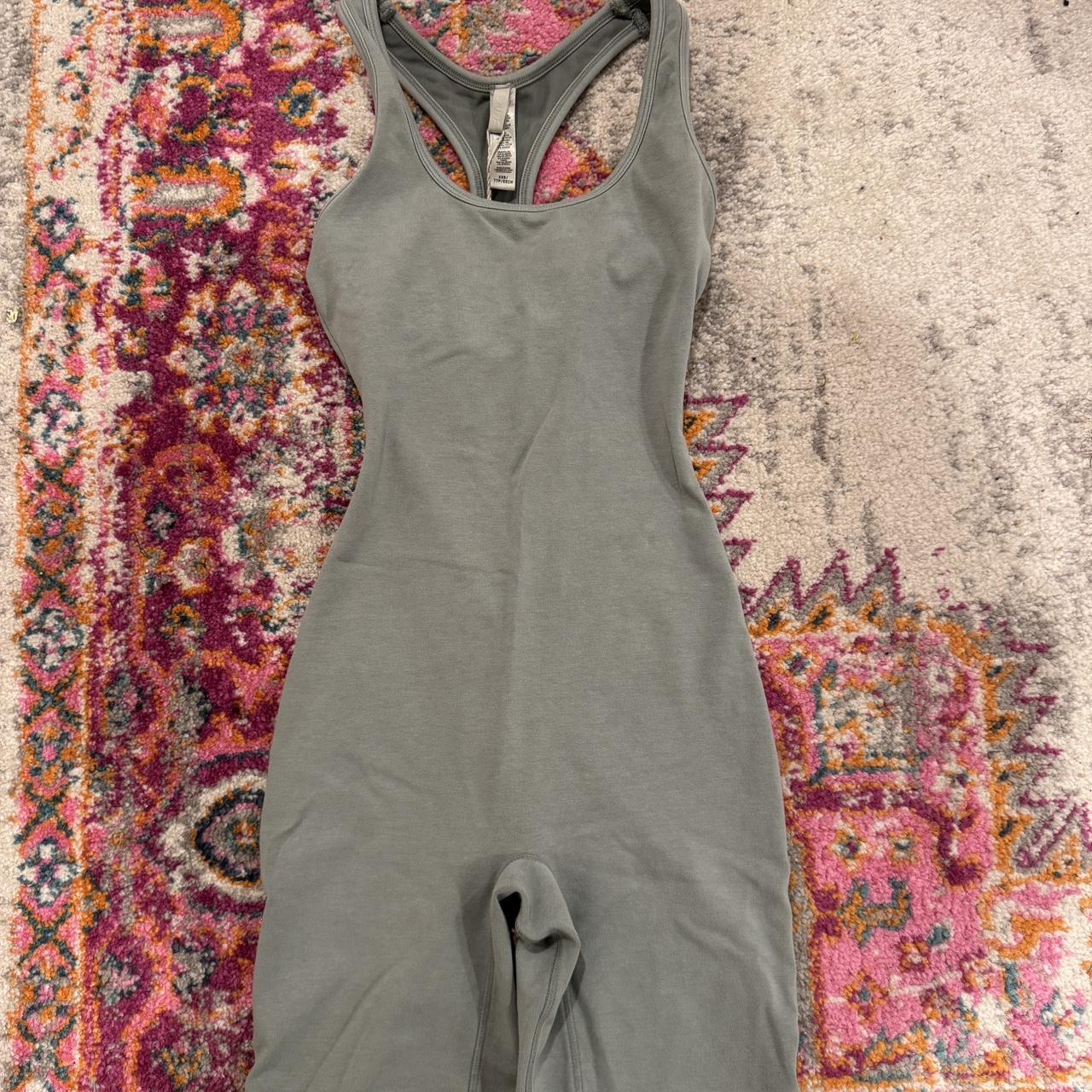 Skims Onesie Color Mineral Size XXS Tag got wet... | Depop