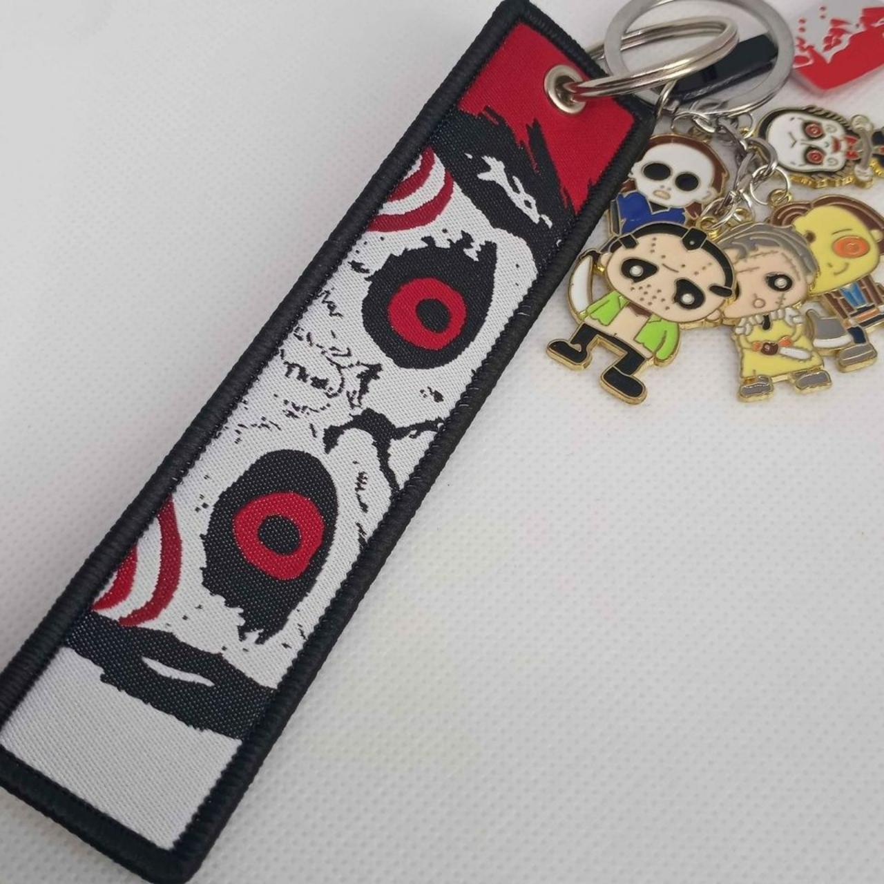 Serial Killer Keychain with Jigsaw Strap and... - Depop
