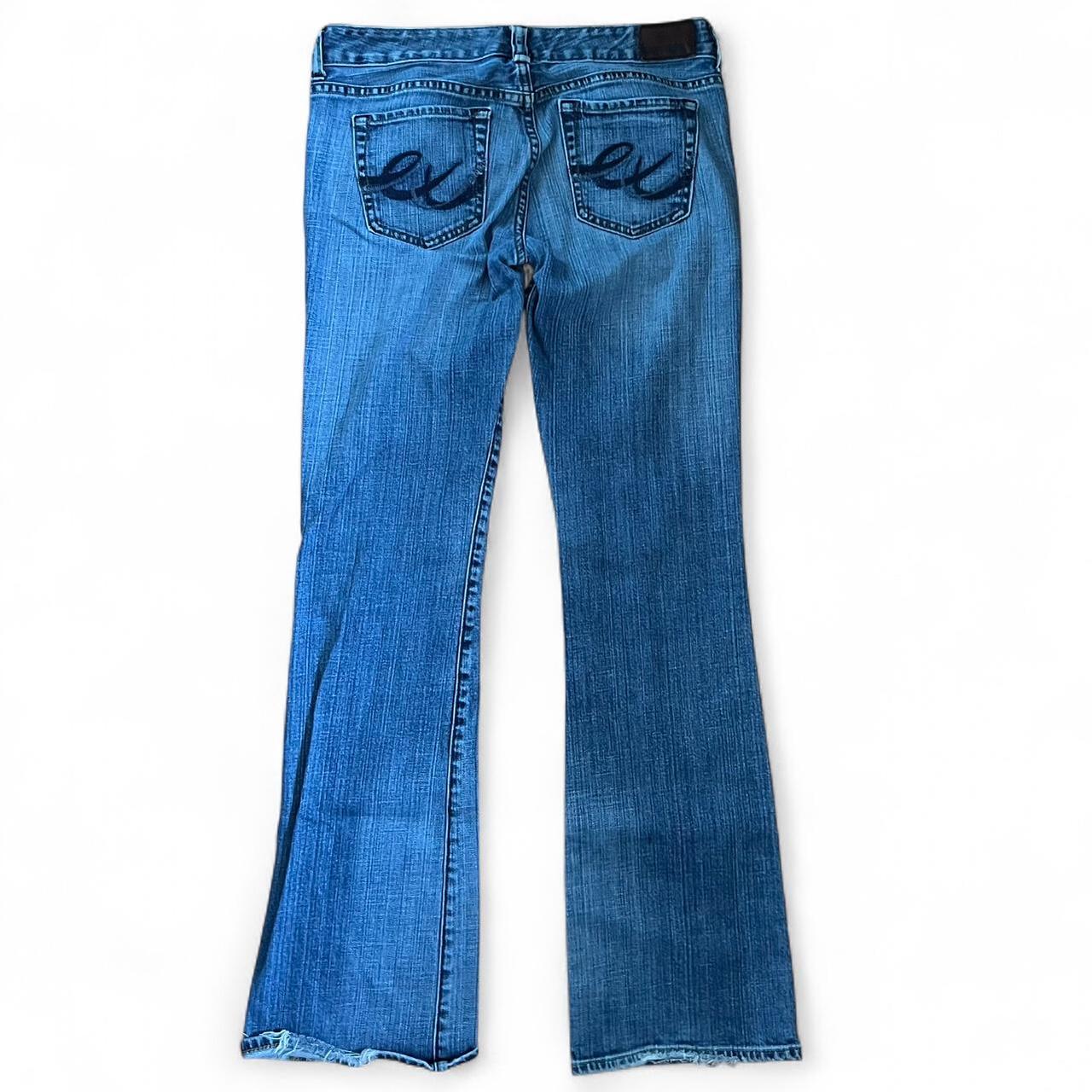 - super cute low rise express jeans - size 6l (6 +... | Depop