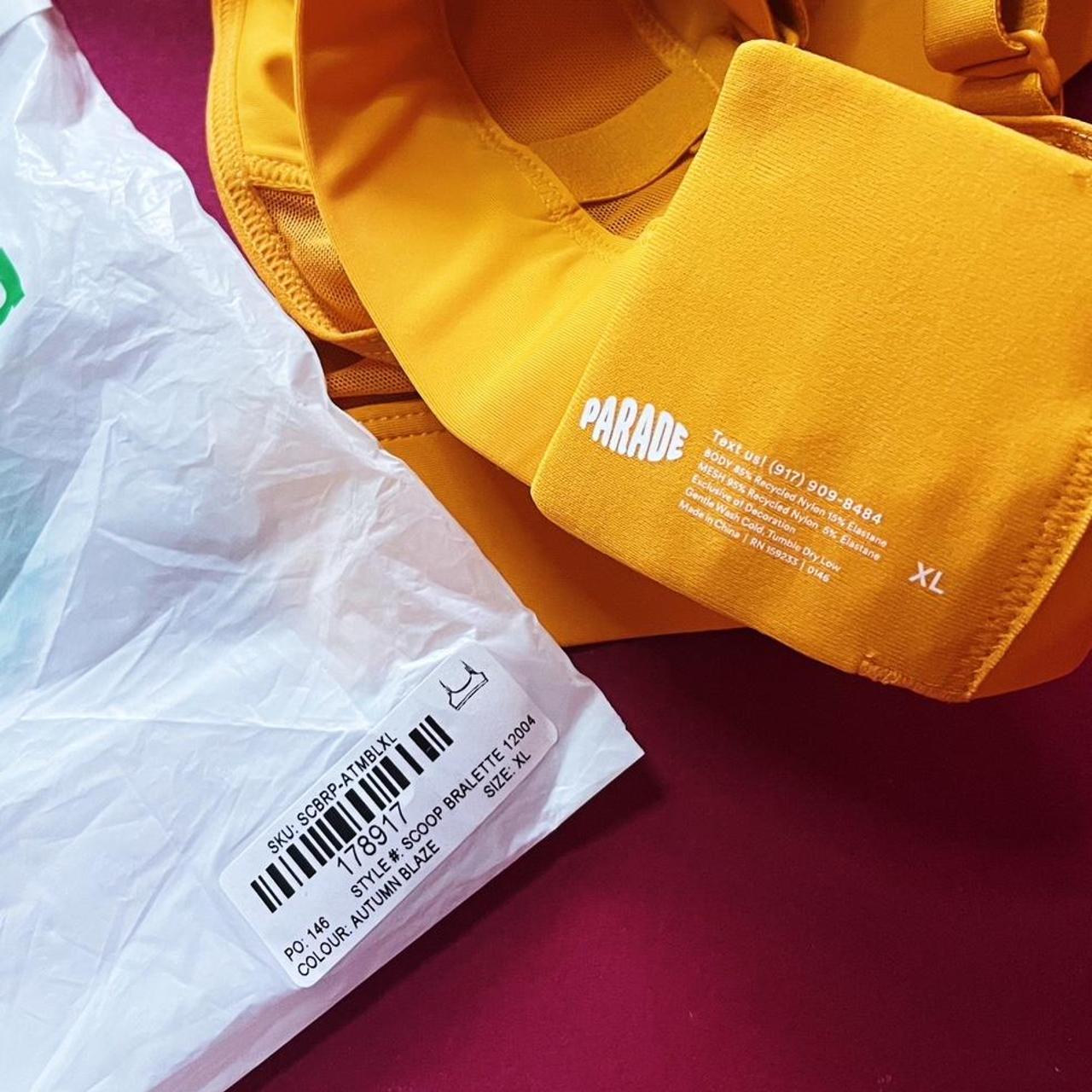 Parade Women's Yellow Bra | Depop