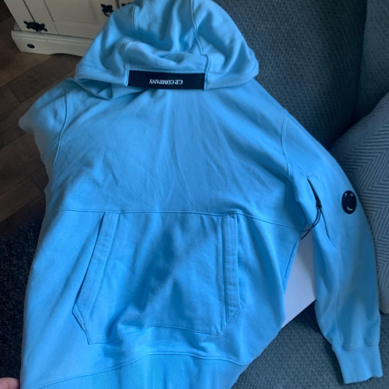 blue cp company jumper - Depop