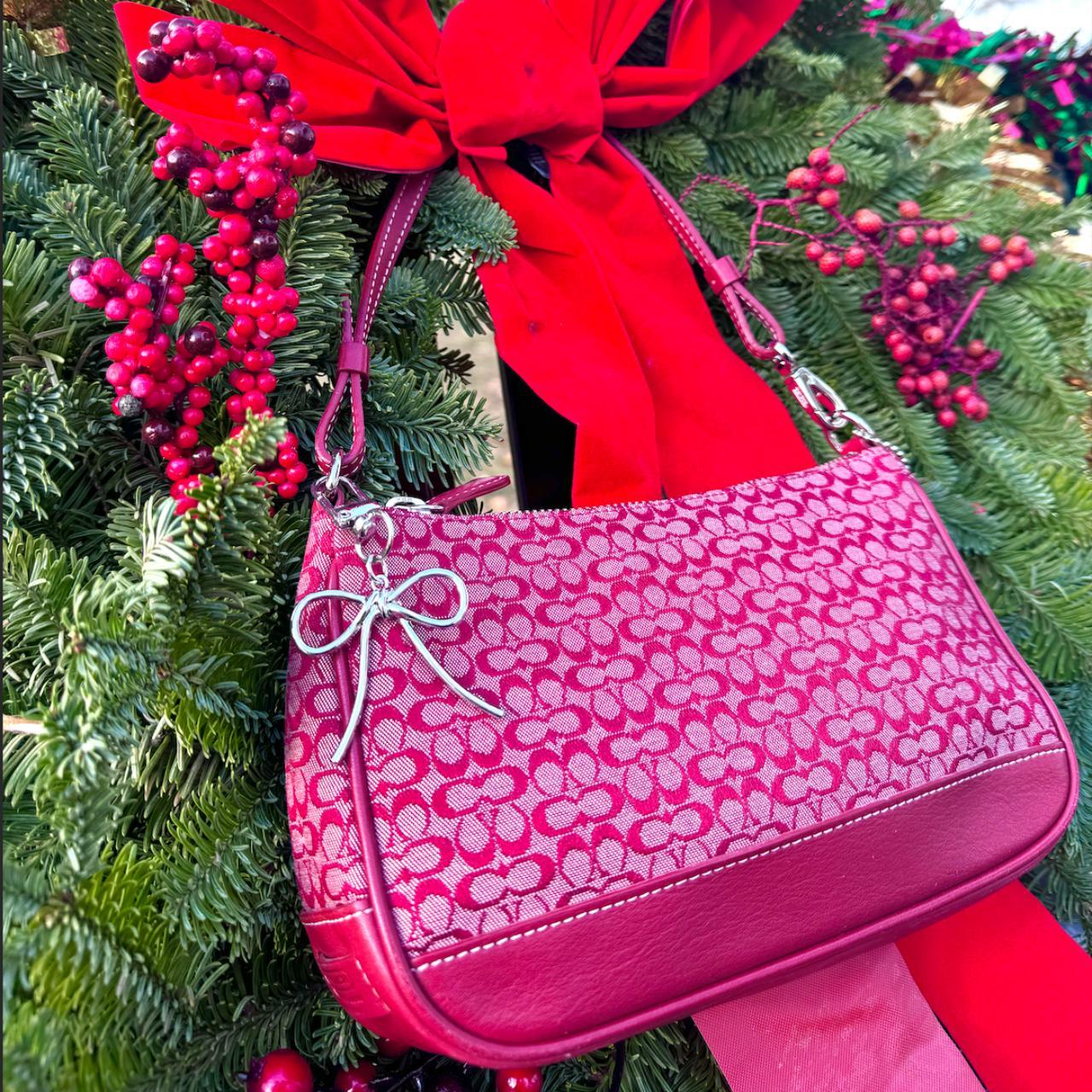 coach demi hampton mini monogram shoulder... - Depop