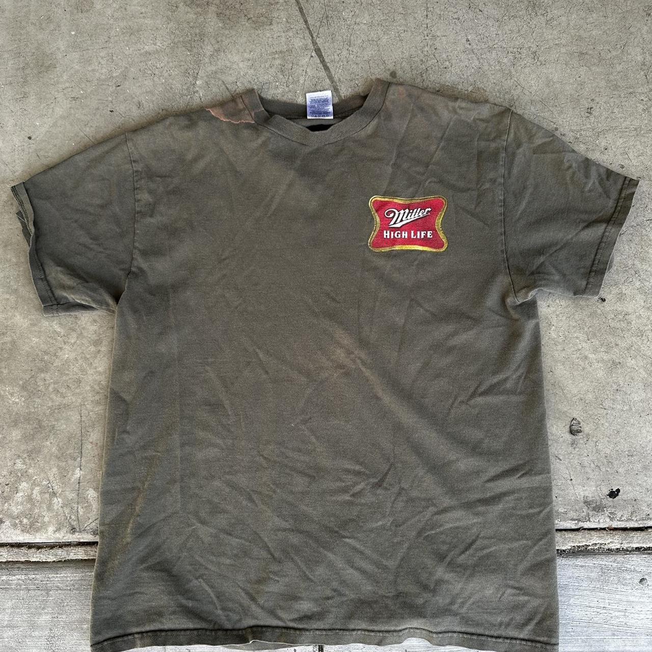 90’s vintage Miller T! A little bleached on the back... - Depop