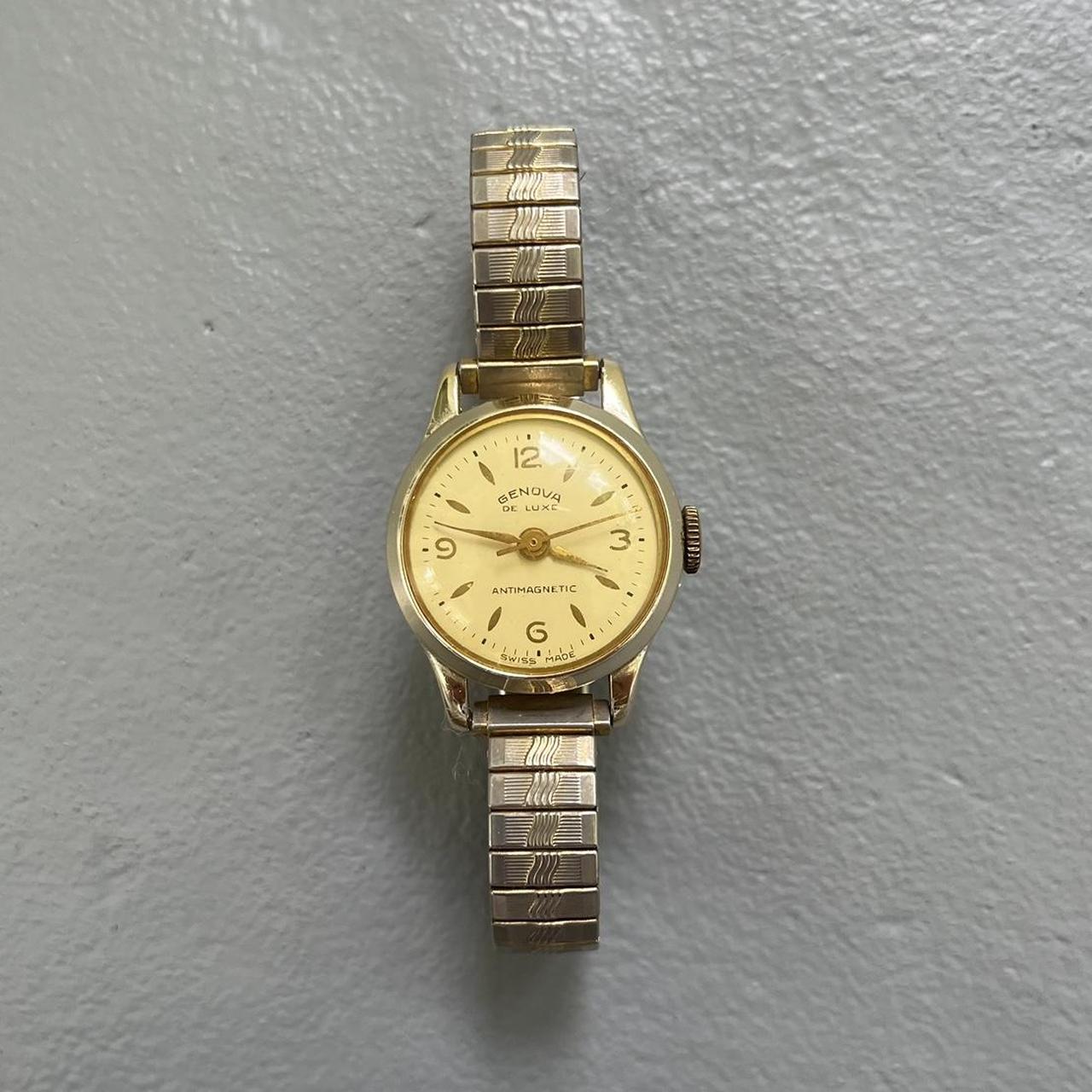 Swiss made Vintage Genova Watch Mixed metal, silver... - Depop